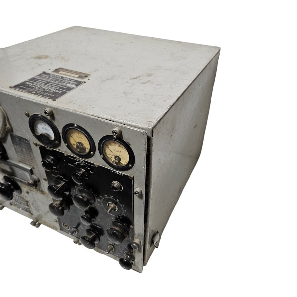 Vintage Navy Department Bureau of Ships Radio Receiver Equipment RBC-2 ...