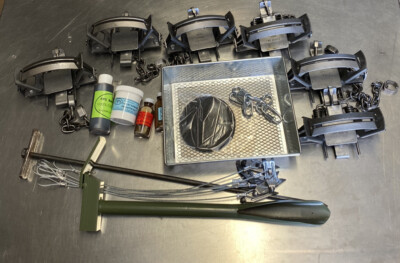 Coyote Trapping Package duke 550 OS coil spring kit Coyote bobcat New ...