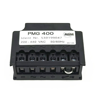 PMG 400 200-440V 530199047 ABM Transformer Rectifier Motor Excitation ...