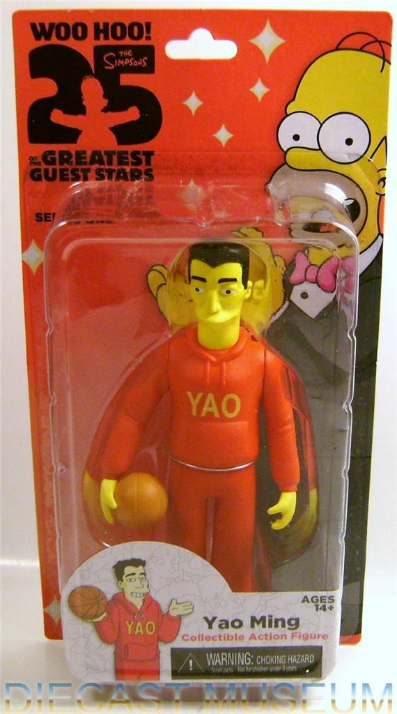 YAO MING THE SIMPSONS 25 OF THE GREATEST GUEST STARS ACTION FIGURE 2014 ...