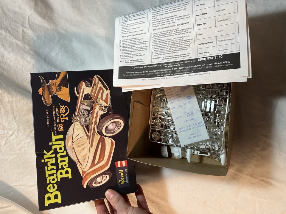 Revell Authentic Kits Beatnik Bandit Ed "Big Daddy" Roth 1/25 Scale ...