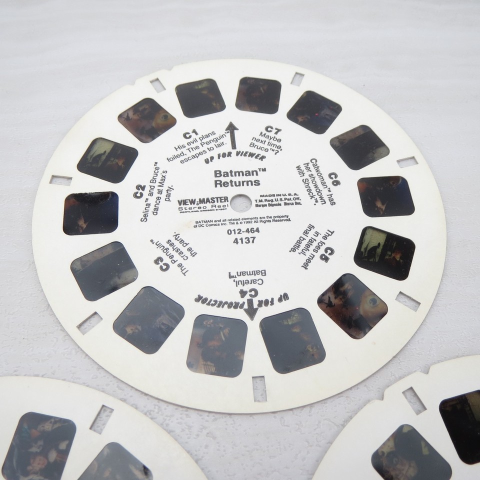 Batman Returns #4137 Vintage 1992 View-Master Three Reel Set | eBay