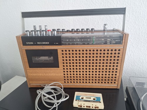 VEB Stern Radio Berlin R-F-T - R 160 - Stern Radio Kassetten Recorder ...
