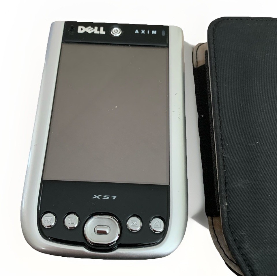 Dell Axim X51 Handheld PDA Windows Mobile Pocket PC W/battery UNTESTED ...