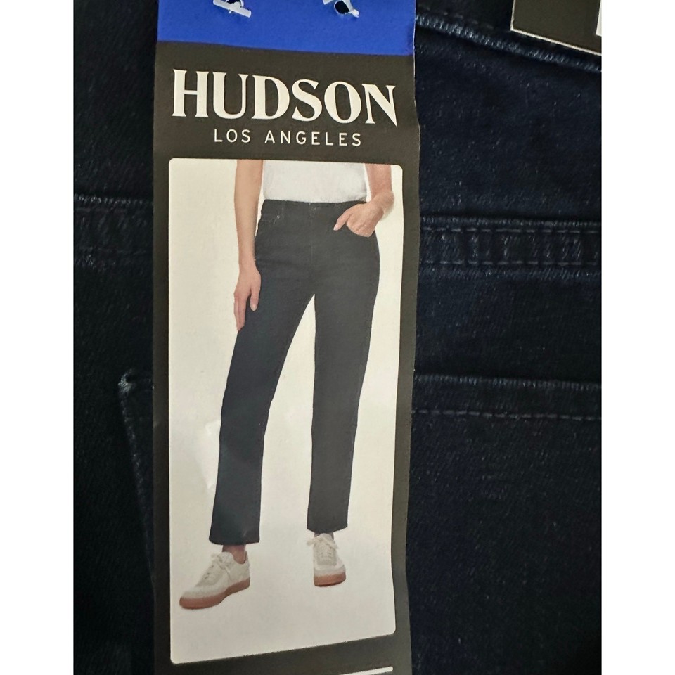 Hudson Women's Midrise Straight Jean Prem Stretch - Signature Back ...