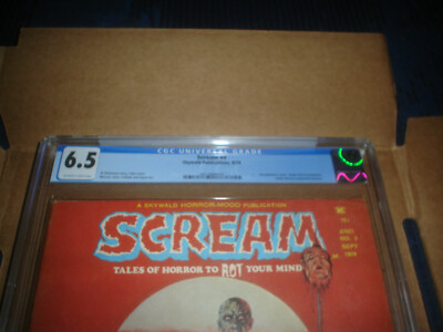 SCREAM #9 SKYWALD CGC VICTIMS WARREN VAMPIRELLA CREEPY NIGHTMARE HTF | eBay
