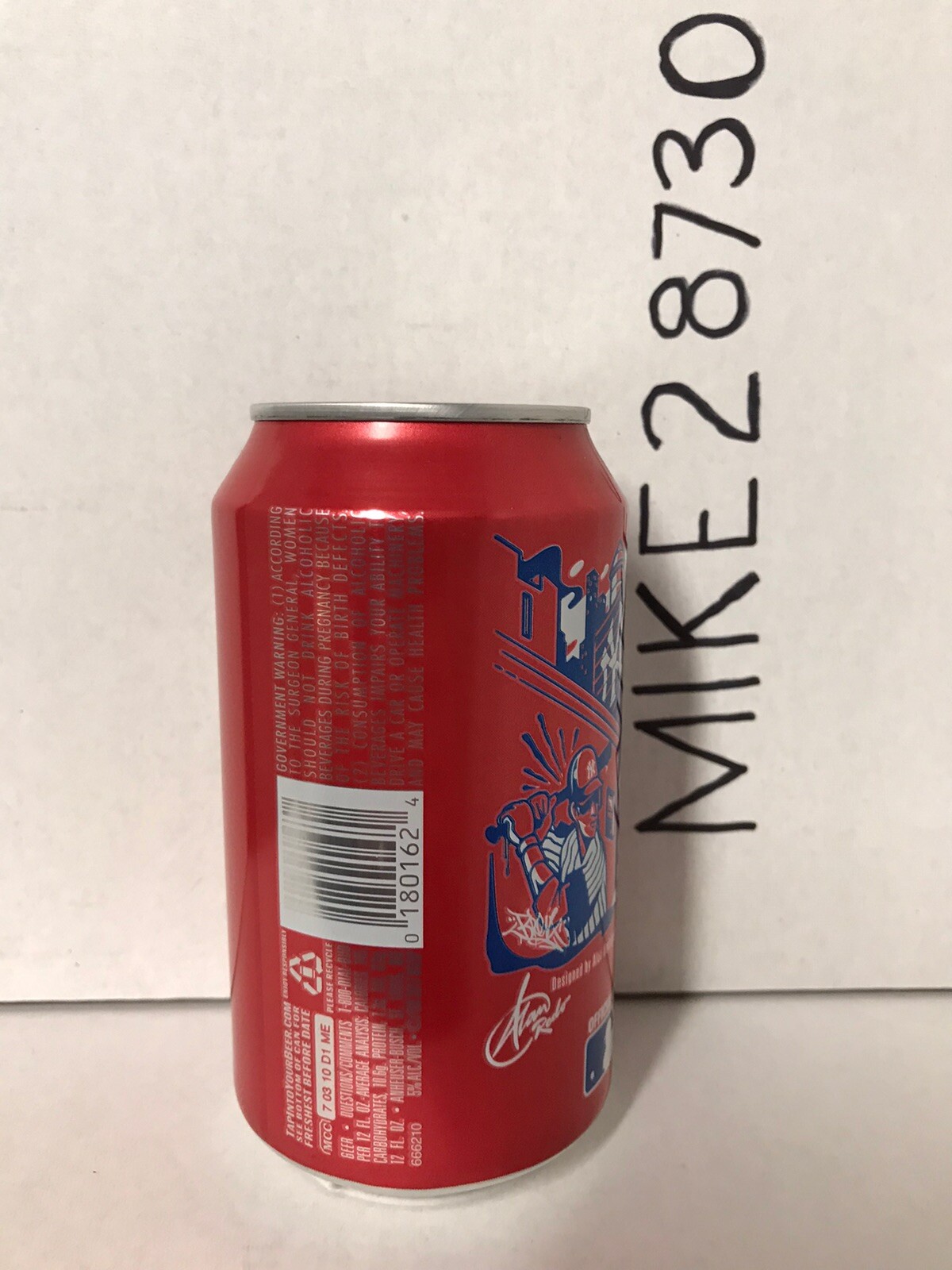 1 Budweiser New York Yankees 12oz Bottom Opened Can MLB Baseball Bud ...