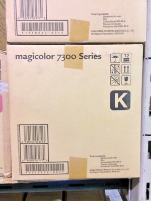 KONICA MINOLTA 171-0532-001 MAGICOLOR 7300 BLACK PRINT UNIT & TONER | eBay