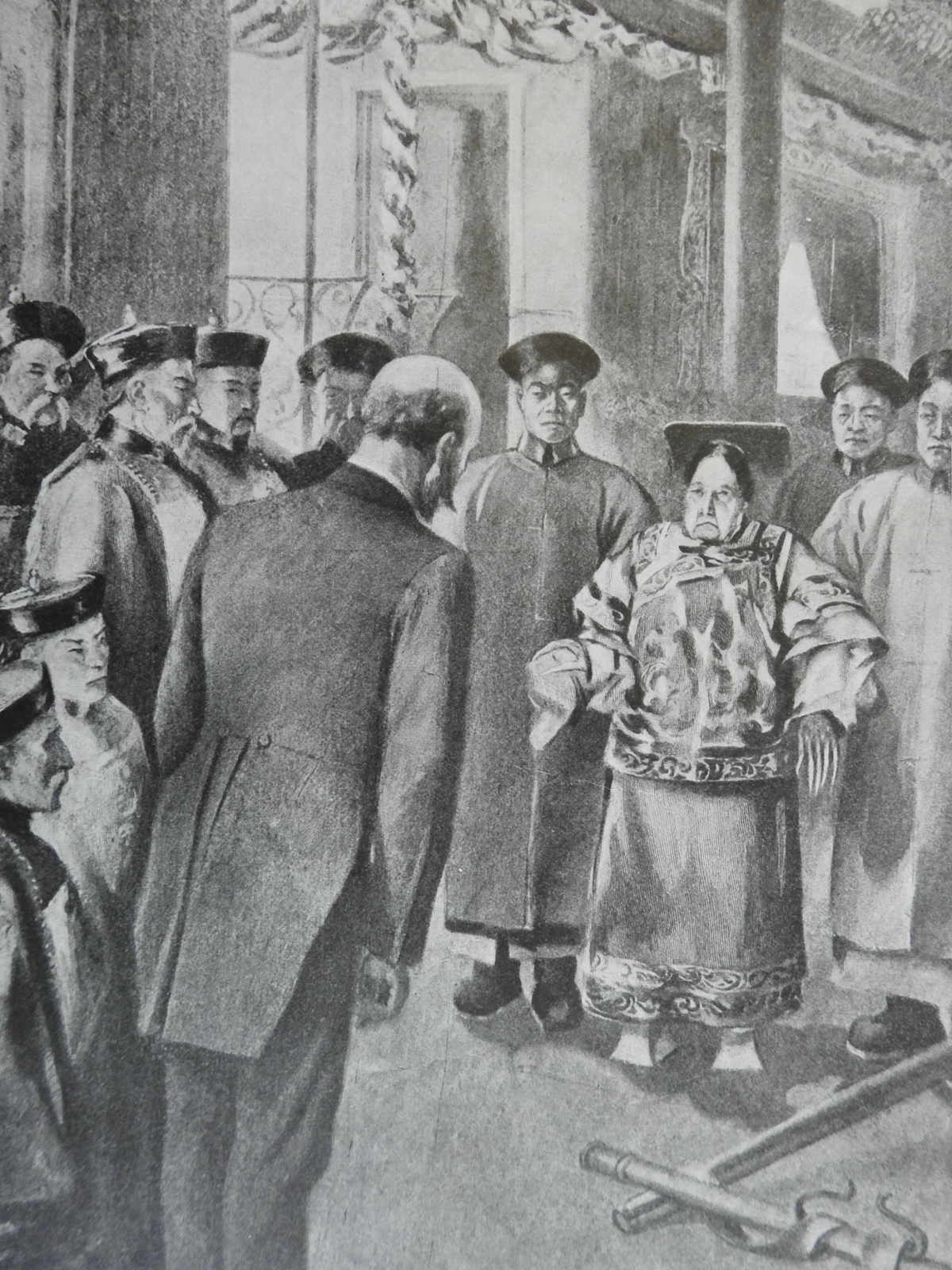 Empress Dowager Cixi of China Royal Court Audience Female Ruler 1903 ...