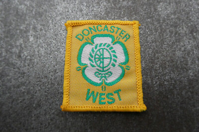 Doncaster West County District Cloth Patch Badge Boy Scouts Scouting ...