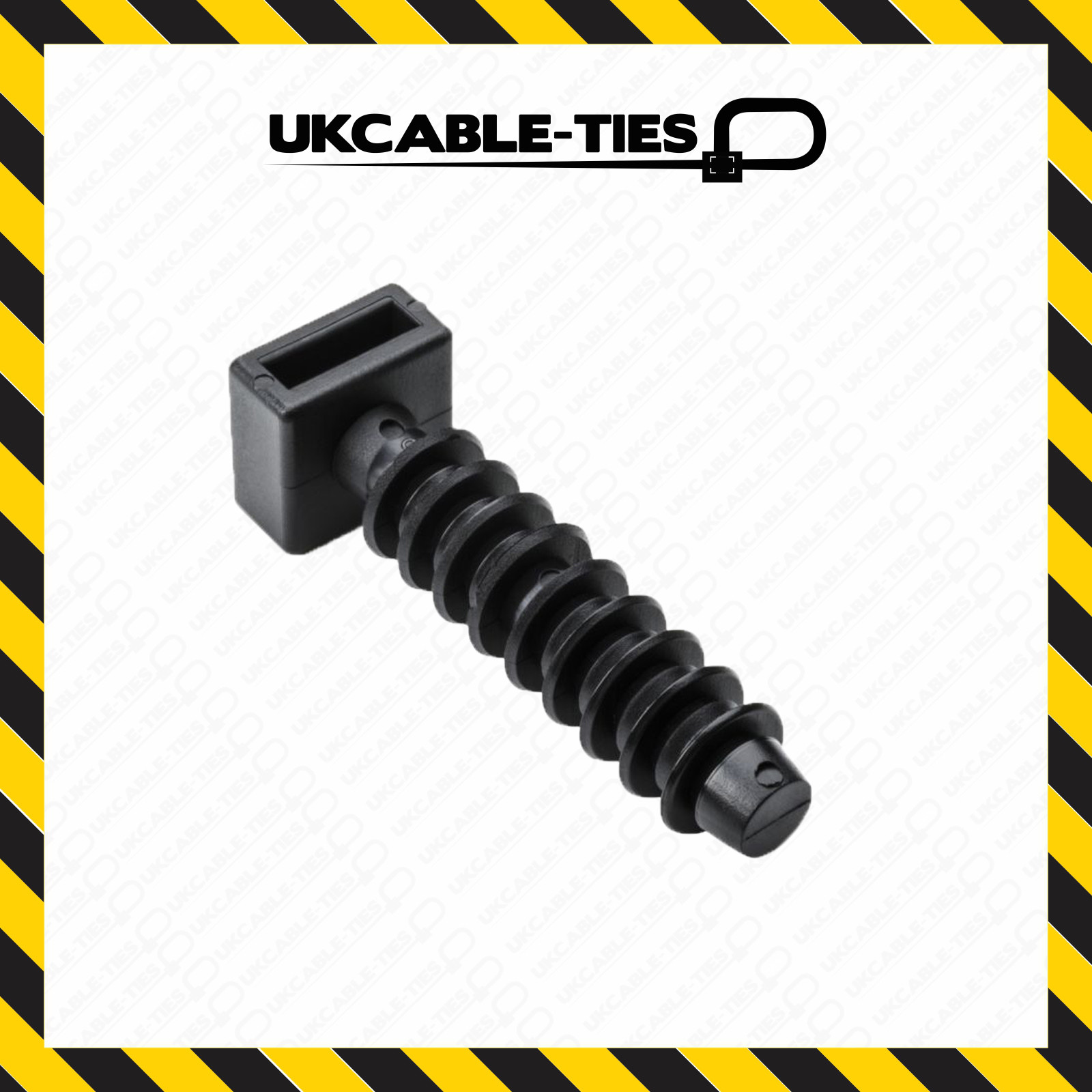 CABLE TIES MASONRY MOUNT, KNOCK IN WALL MOUNT PLUG BASE FOR MASONRY ...