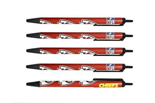 NFL Click Pens 5 pack Black Ink Choose Your Team | eBay