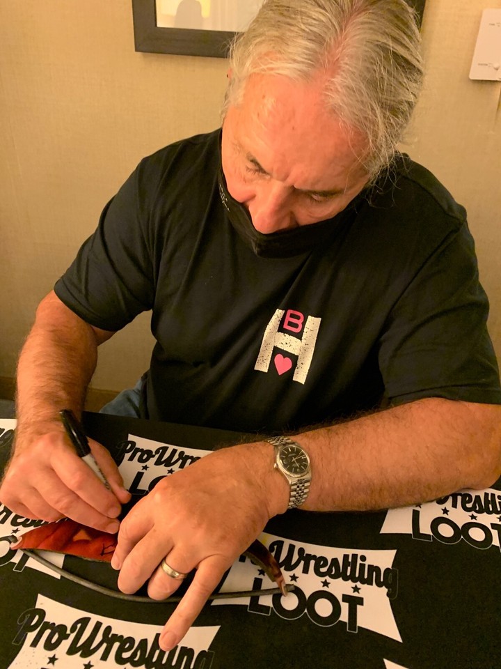 Bret Hitman Hart Signed Official Wrestling Glasses Shades WWE HOF ...