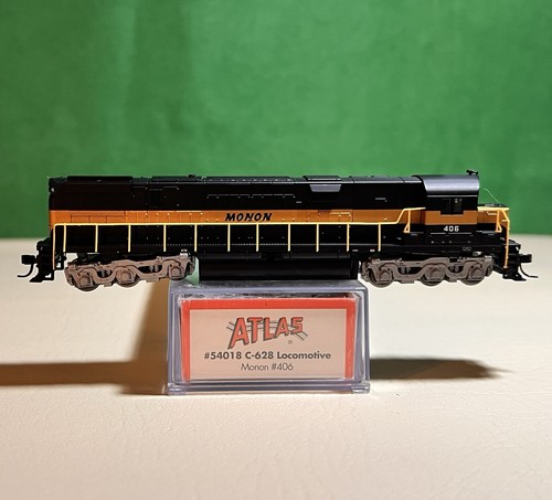 Altas Monon C-628 54018 N Scale Diesel Loco #406 Low Miles WORKS EUC | eBay