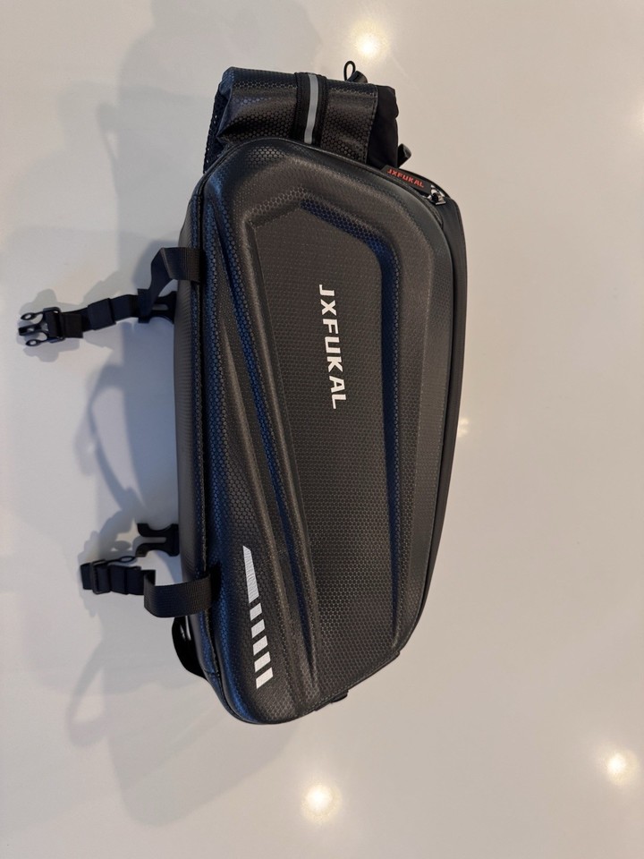 JXFUKAL Bike Bags for Bicycle Rear rack - 9.5L Hard Shell Waterproof ...