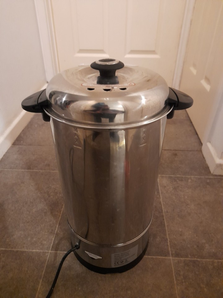 Swan 10-Litre Stainless Steel Catering Tea Urn Hot Water Boiler for ...