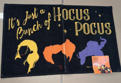 DISNEY HOCUS POCUS Accent Rug Mat 20X32” NEW | eBay