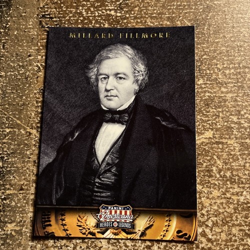 2012 Panini Americana MILLARD FILLMORE U.S. United States Presidents ...