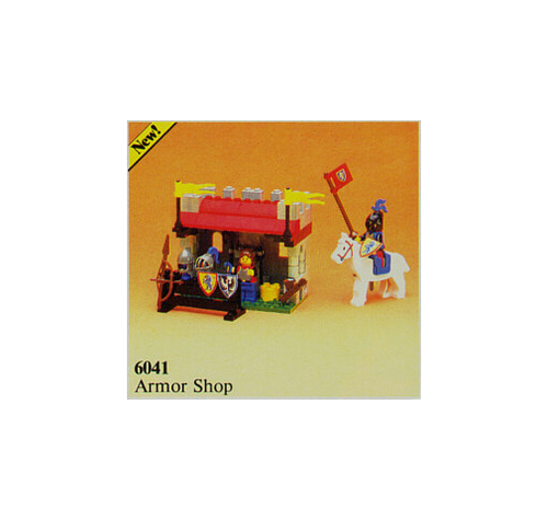 LEGO Castle, Lion Knights Set 6041, Armor Shop | eBay