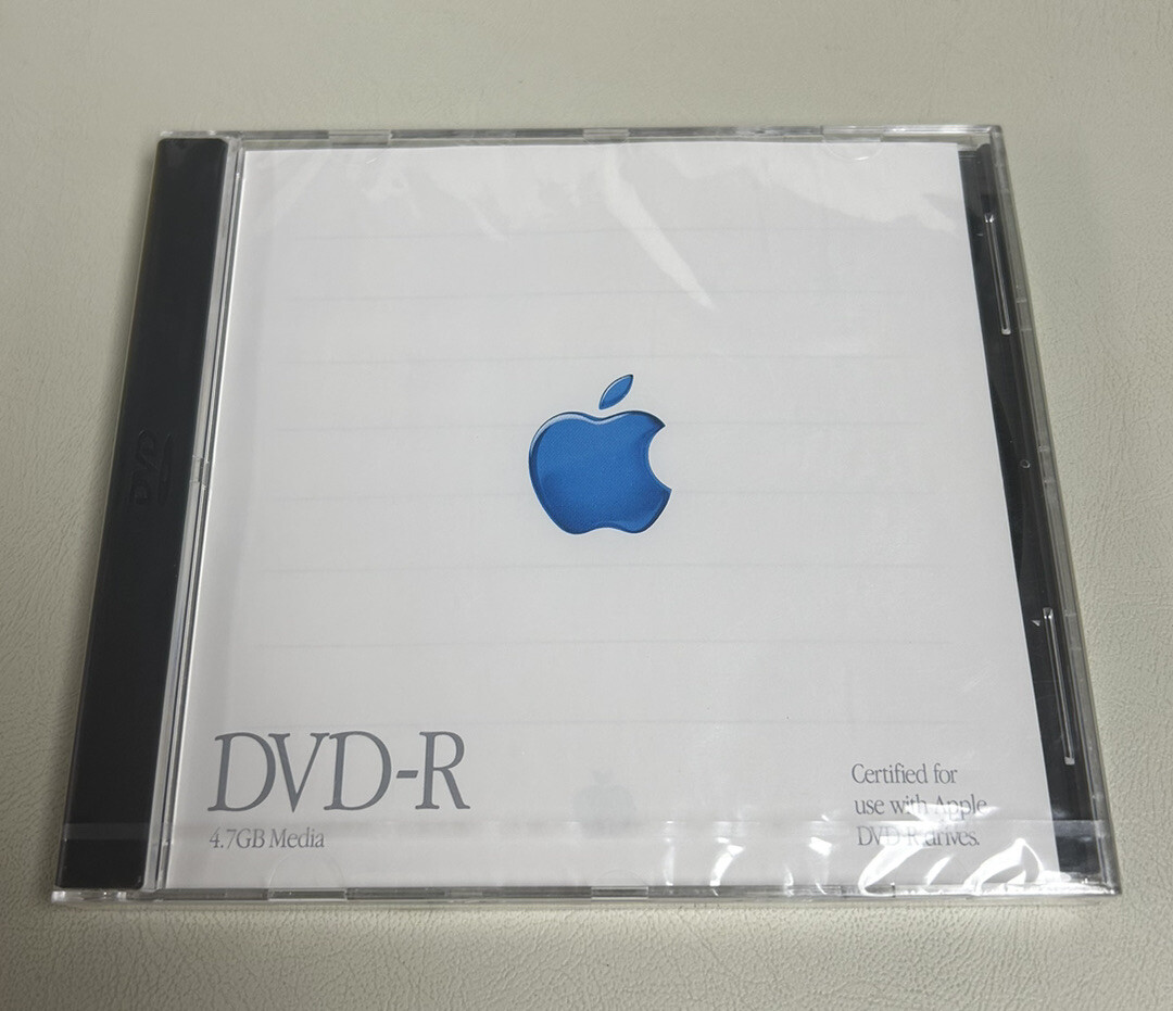 1 SEALED Genuine Apple DVD-R 4.7GB Blank Disc - New, sealed | eBay