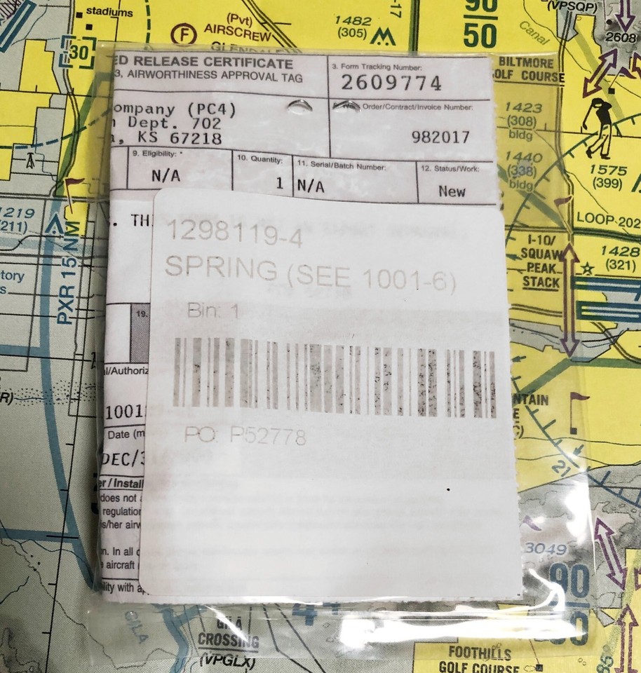 1298119-4 Spring Compression Cessna New in Packaging with 8130 | eBay