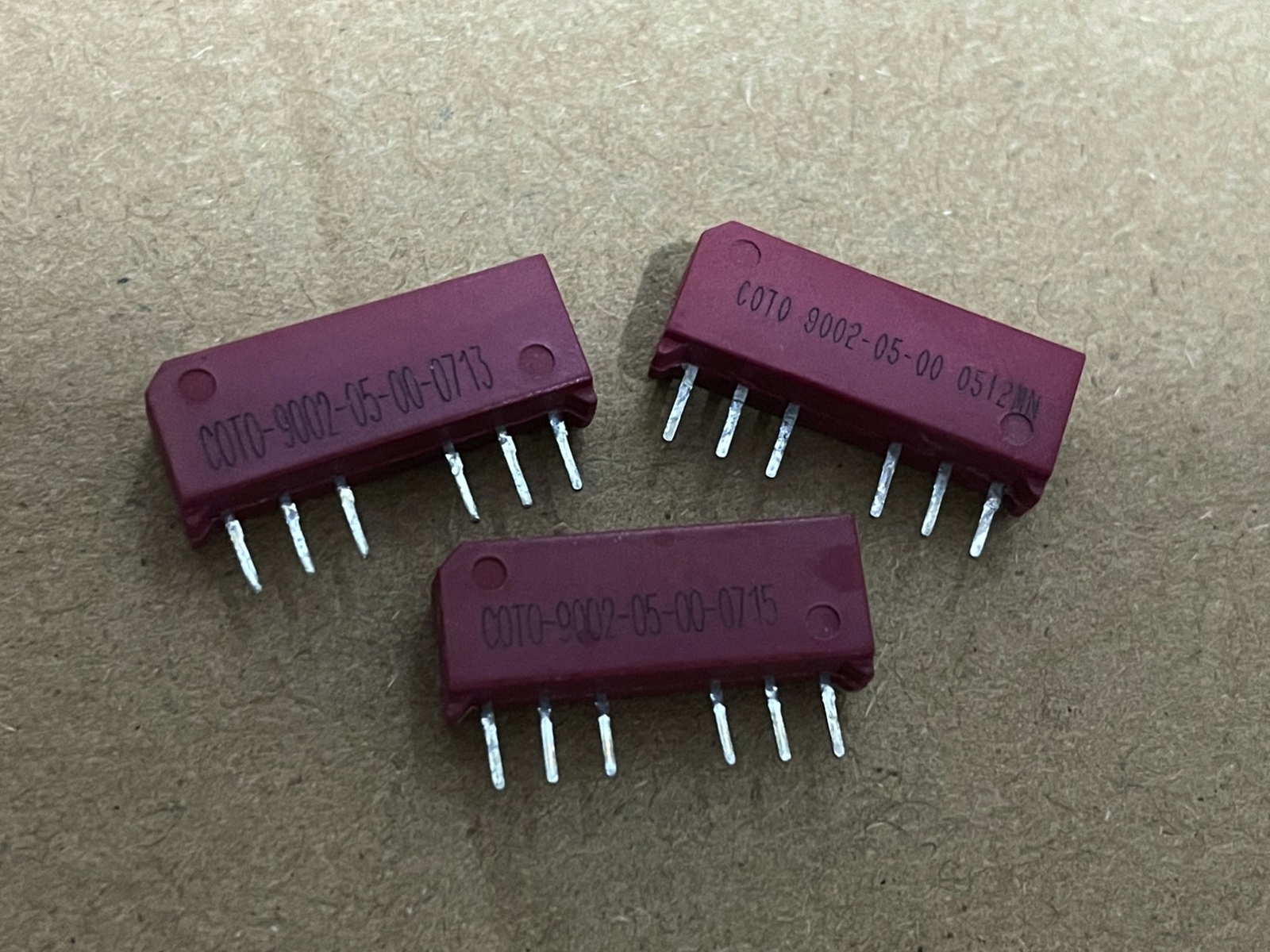 COTO 9002-05-00 Dry Reed Relay 5V 0.5A 6 Pins x 1pc | eBay