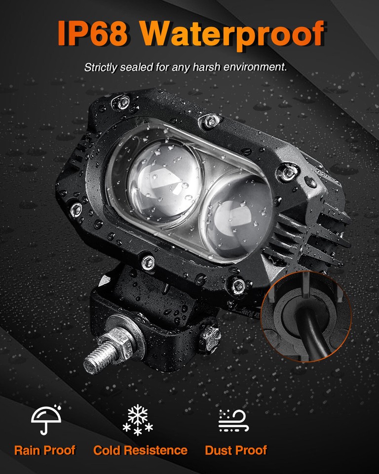 50"&20'' LED Light Bar+Pair 4'' Pods Combo For Hummer H1 H2 H3 Humvee ...