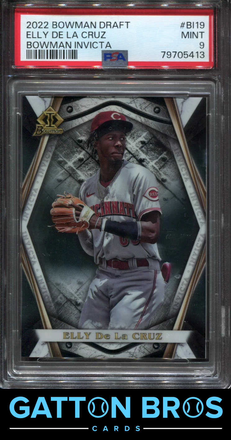 2022 Bowman Draft Bowman Invicta Elly de La Cruz #BI19 PSA 9 MINT | eBay