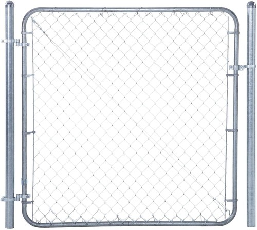 24In. To 72In. WX6 Ft. H Galvanized Metal Chain Link Fence Gate Kit | eBay