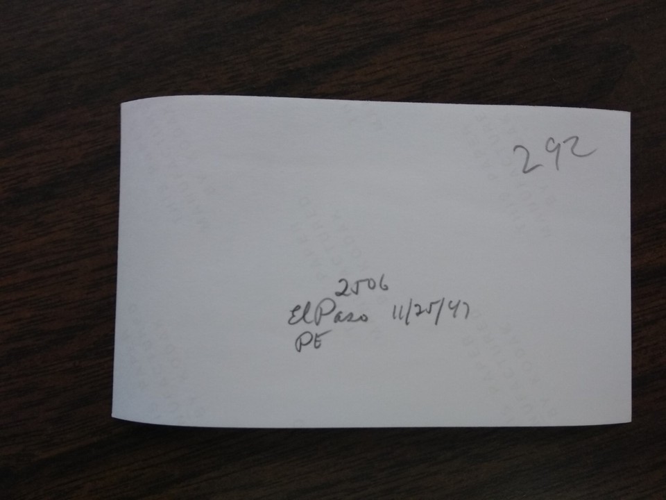 ST292 Steam Train Photo Vintage SP Southern Pacific ENGINE 2506,EL PASO ...