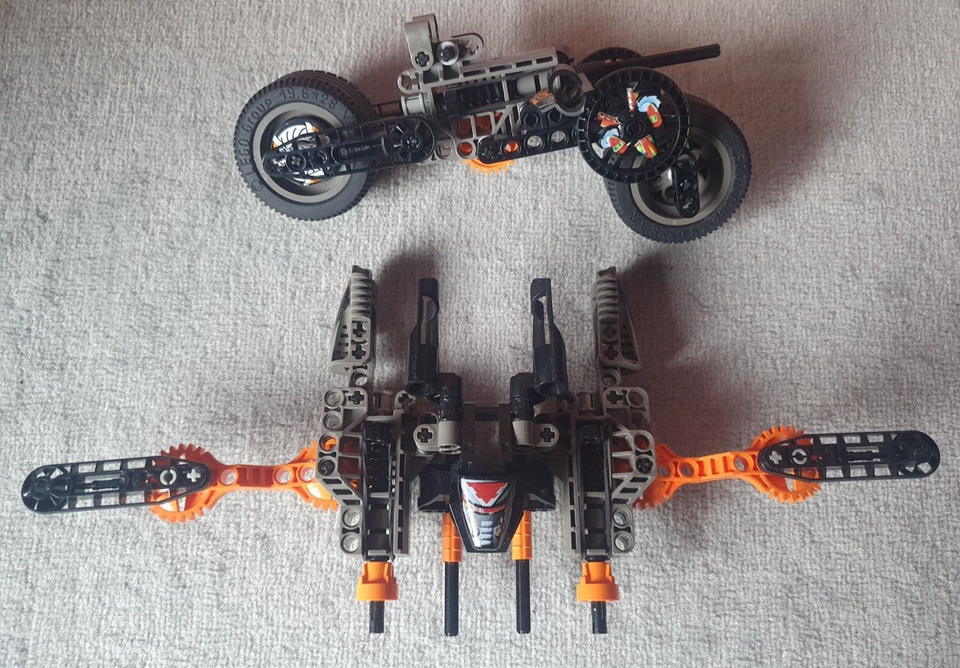 Lego Technic 8516 Robo-Riders The Boss Motorrad Slizer Figur wie ...