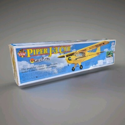 GREAT PLANES Piper J-3 CUB Kit 76.5" Wingspan RC Model Airplane Kit ...