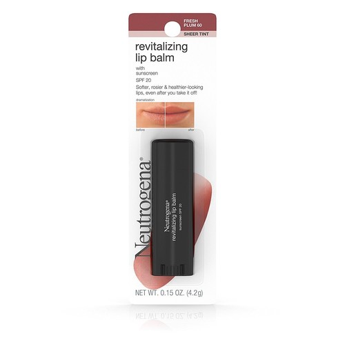 Neutrogena Revitalizing Tinted Lip Balm Broad Spectrum SPF 20 Sunscreen ...