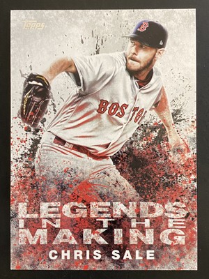 Chris Sale 2018 Topps Baseball Legends in the Making Boston Red Sox # ...