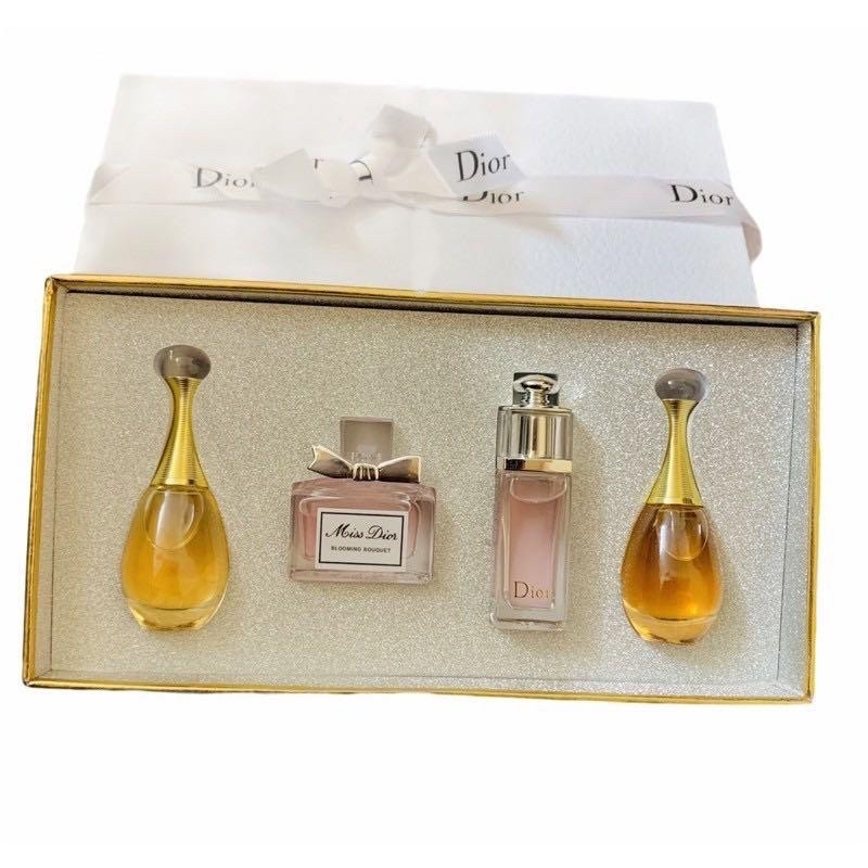 Dior 4-Piece Perfume Set - Mini Travel Fragrance Gift Box | eBay