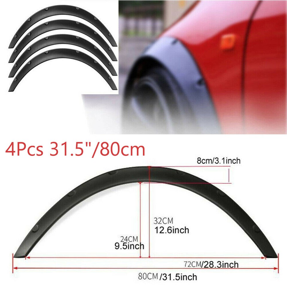 For Chrysler 300 300C 4* 3.5" Car Fender Flares Wheel Arch Extra Wide ...