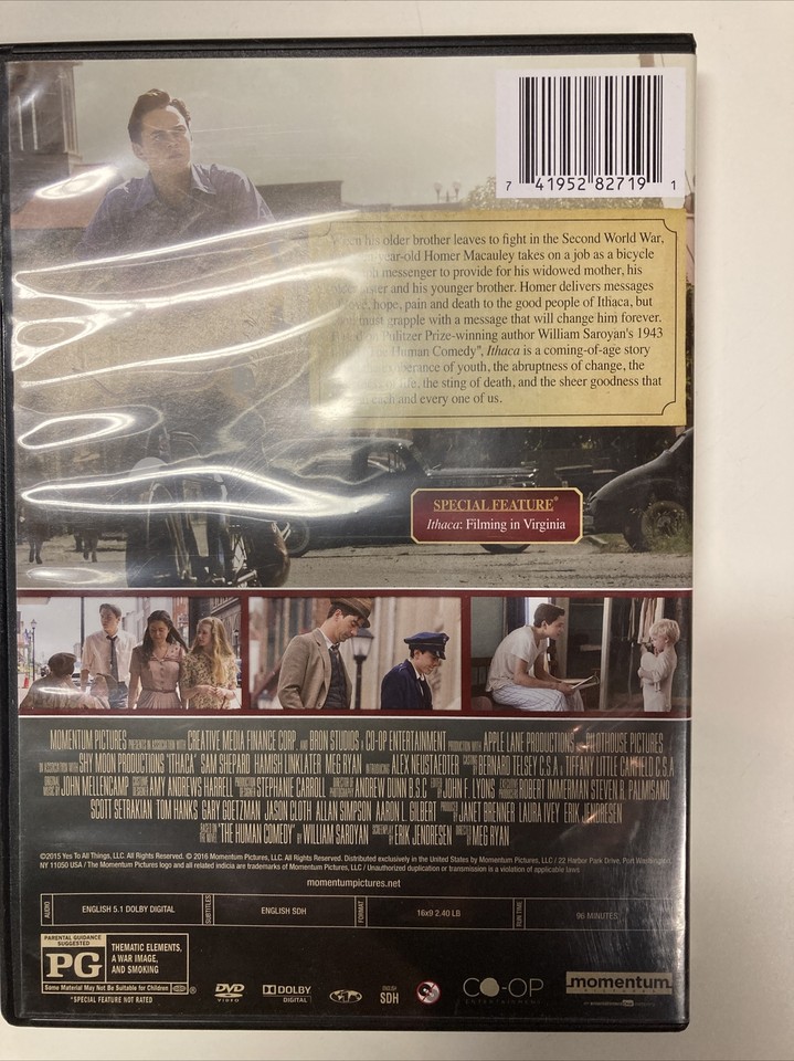 Ithaca (DVD, 2016) 741952827191| eBay