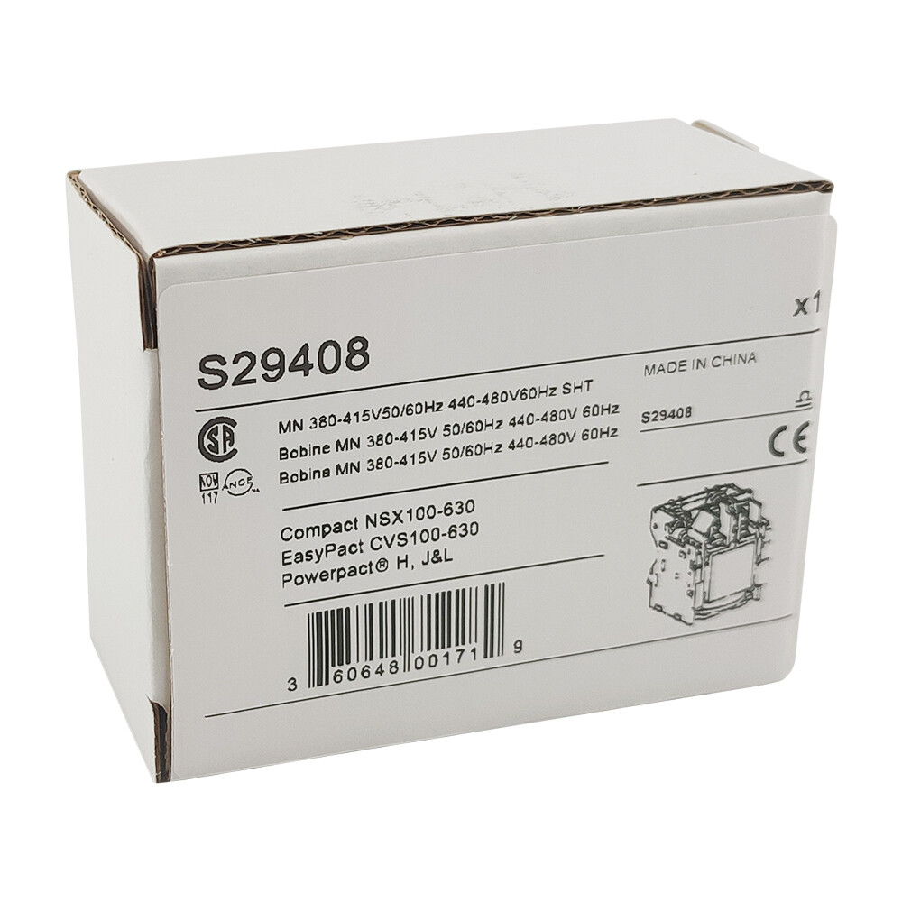 LV429408 MN undervoltage release,380-415V 50Hz,440-480V 60Hz S29408 ...