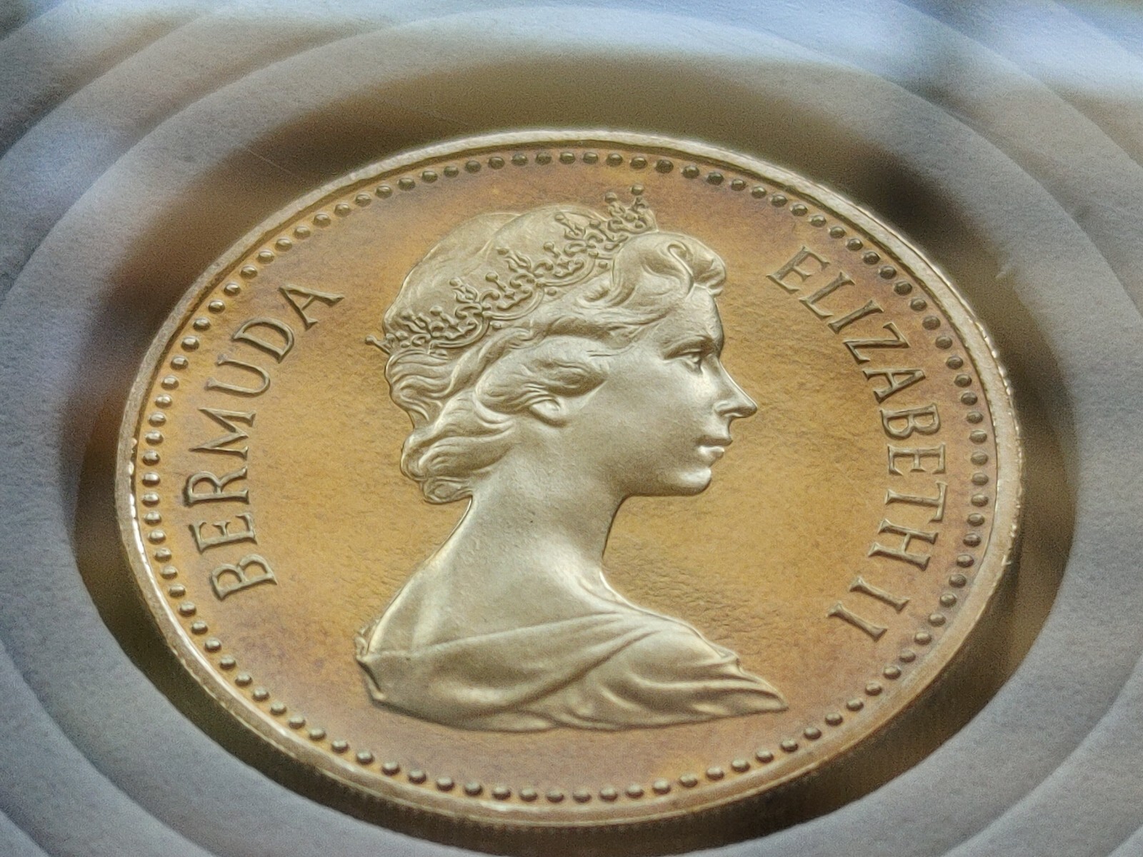 Rare Rainbow Toned edge Cameo 1983 PROOF ONE DOLLAR COIN, brass gem mintage 6k | eBay