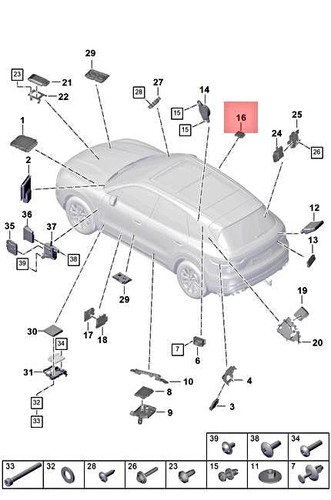 Genuine PORSCHE Cayenne 9YA Control Unit For Fuel Pump PAB906093 | eBay
