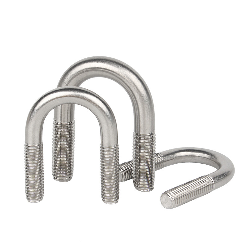 U Bolts M6 M8 M10 M12 Round Bend U-Bolt U Clamp 304 Stainless Steel ...