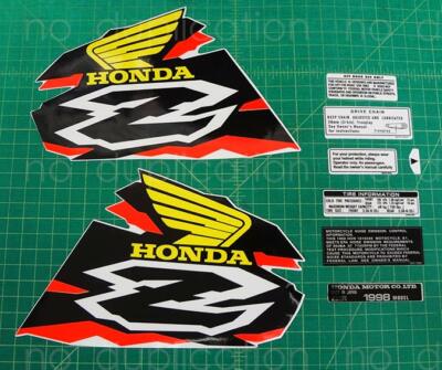 1998 Z50 Z50R Vintage Decal Kit 9pc Stickers MX Graphics Mini Bike ...