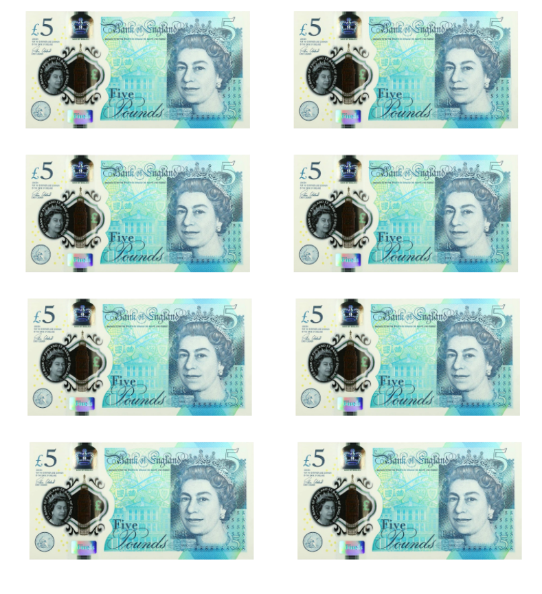 Edible money British Pounds cupcake topper GBP banknote high quality ...