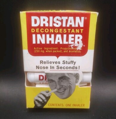 NOS 80's Vintage Dristan Decongestant Inhaler Rare HTF | eBay
