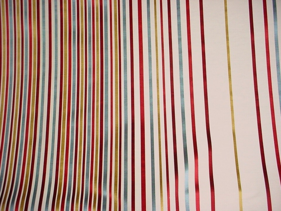 27-3/8Y Brunschwig Fils BR-89752 Spectrum Silk Linen Red Blue ...