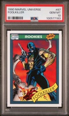 1990 MARVEL UNIVERSE #87 FOOLKILLER 💎PSA 10💎 | eBay