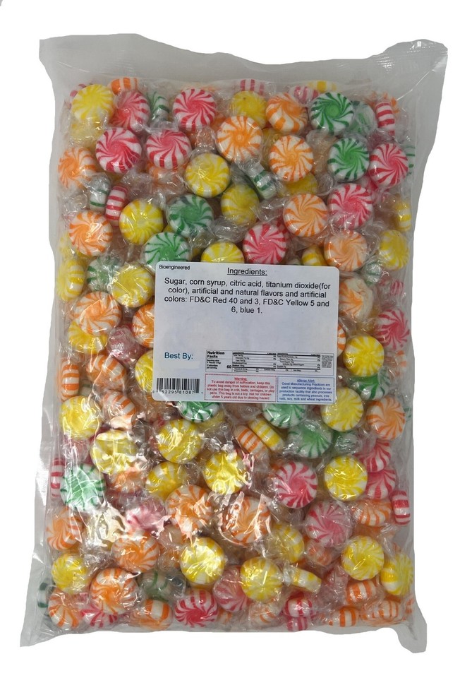 Assorted Fruit Starlight Mints Hard Candy, 4 lbs ~ YANKEETRADERS® ~FREE ...