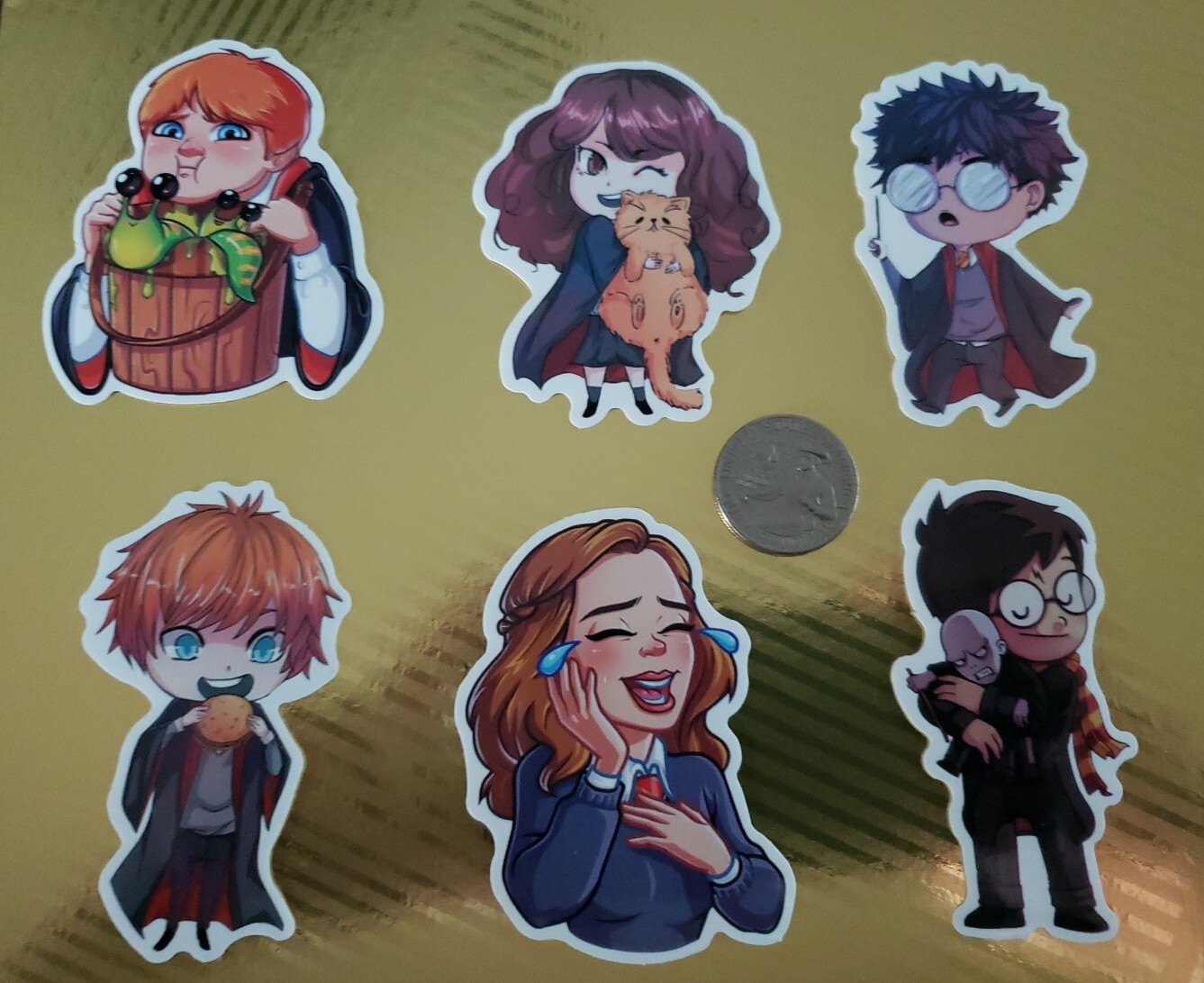 Chibi Hermione And Ron