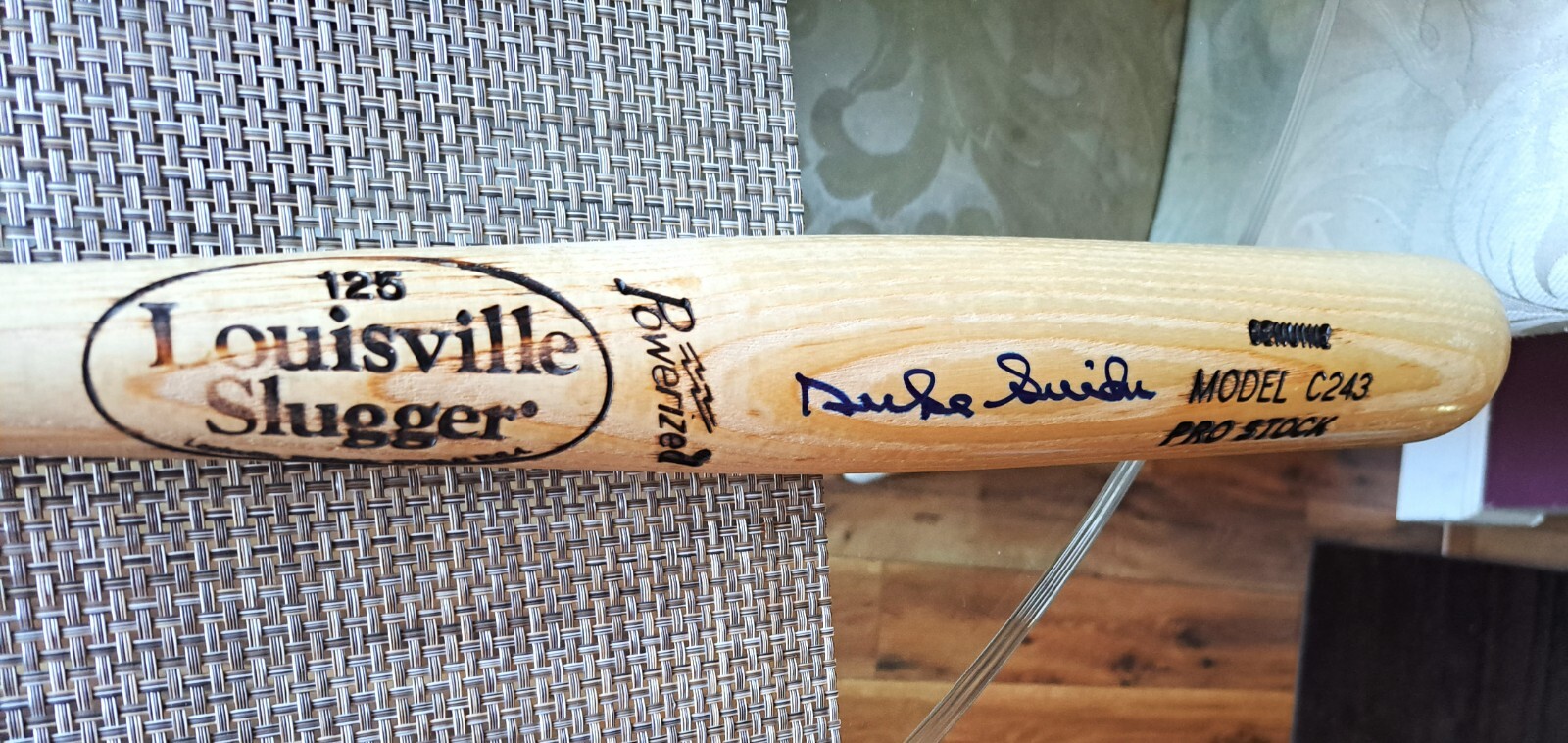DUKE SNIDER AUTOGRAPHED SIGNED FULL SIZE LOUIVILLE SLUGGER BASEBALL BAT ...