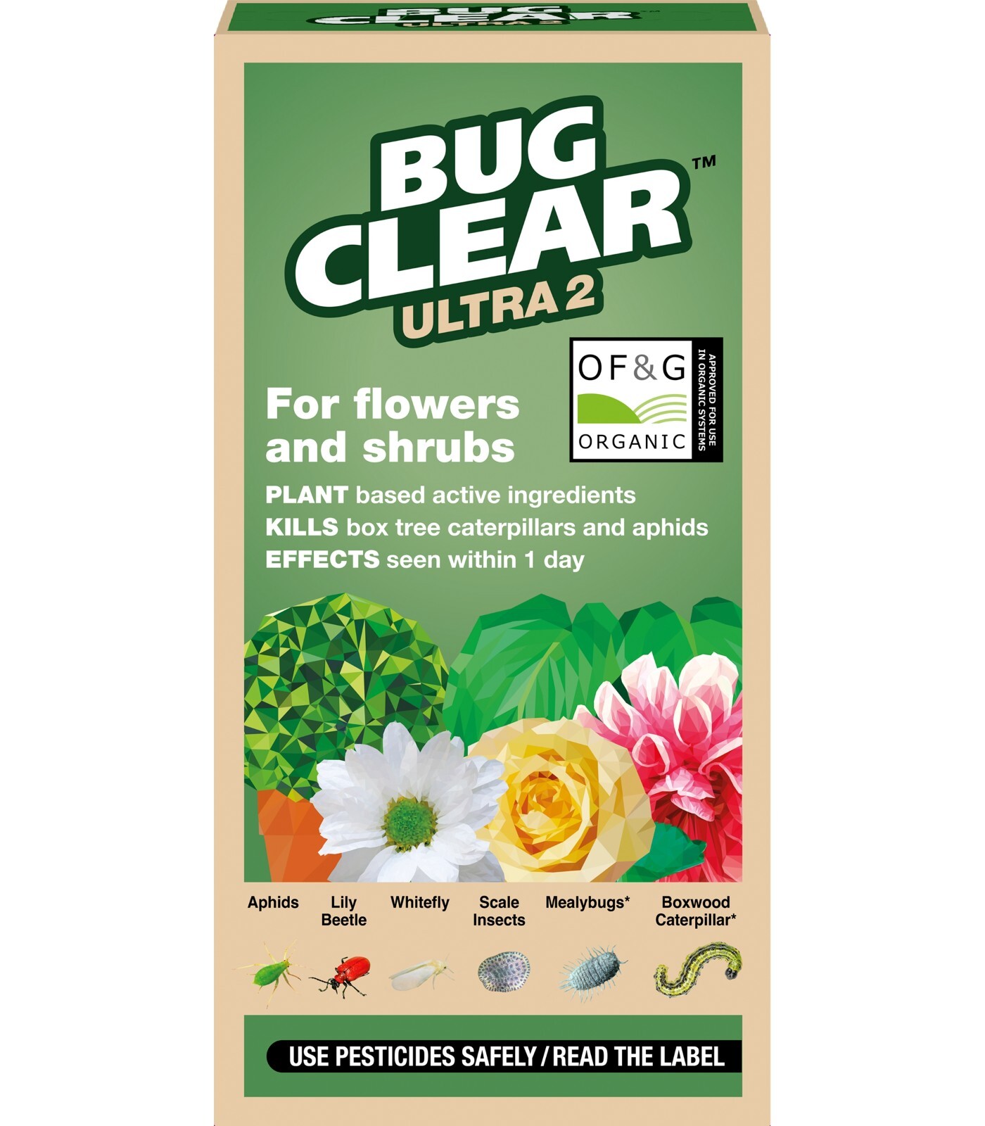 BUG CLEAR ULTRA CONCENTRATE FOR FRUIT VEG PLANTS KILLS BUGS INSECTS ...